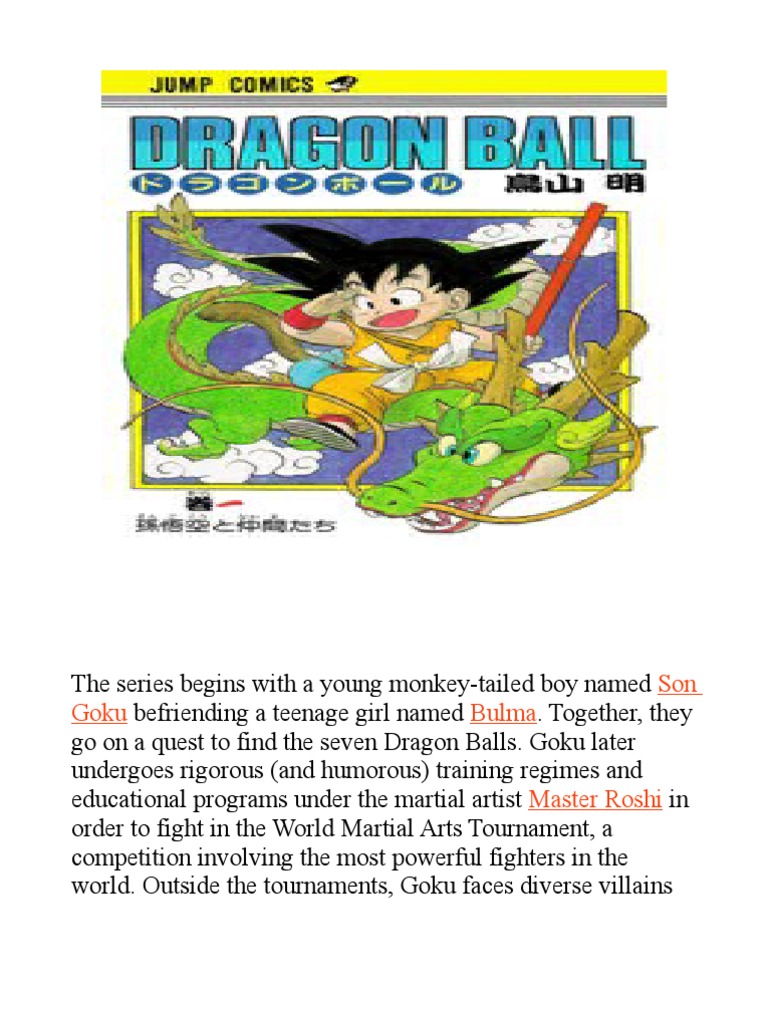 Dragon Ball | PDF | Dragon Ball | Elements Of Fiction