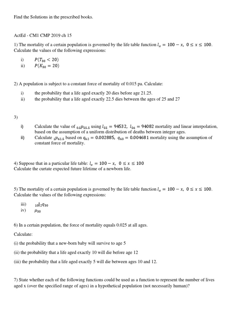 LC 1 Question Bank | Download Free PDF | Stochastic Process | Applied Mathematics