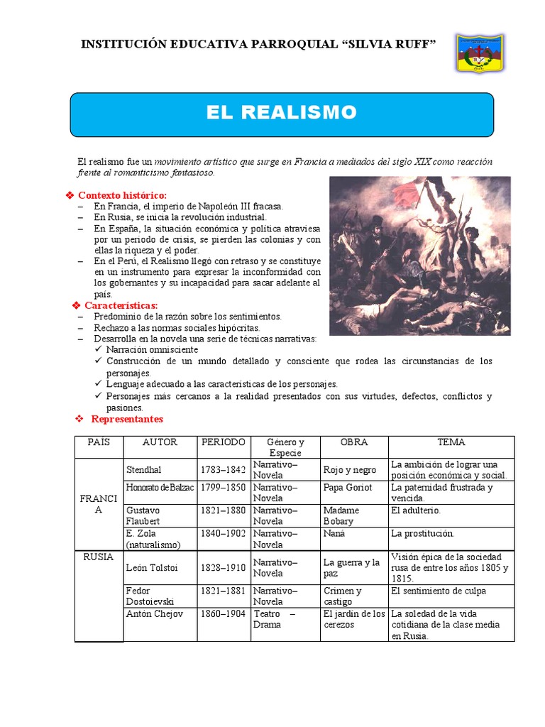 El Realismo | PDF | Realismo literario