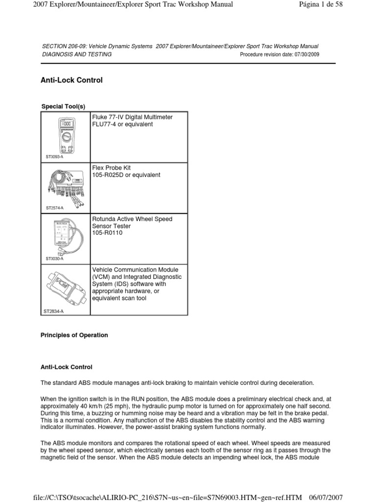 Pruebas ABS C2777 | PDF | Anti Lock Braking System | Brake