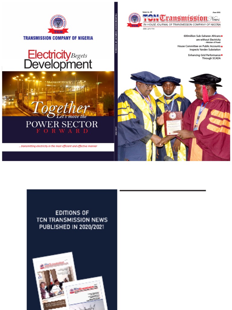 TCN Journal 2021 June Edition | PDF | Electrical Grid | Electric Power ...