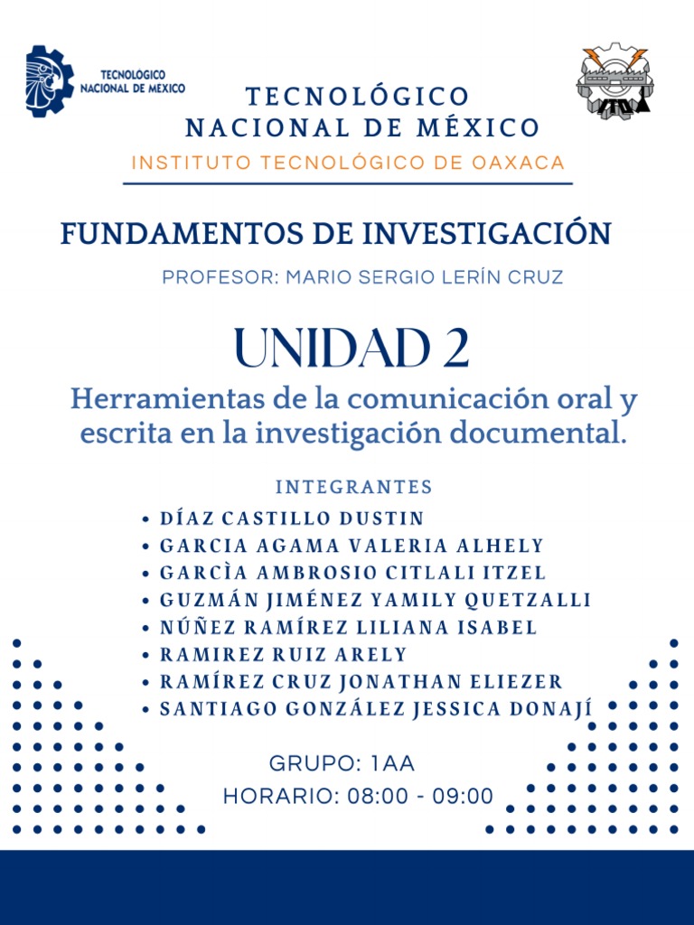 UNIDAD 2. Herramientas de La Comunic Oral y Escrita en La Inv | PDF