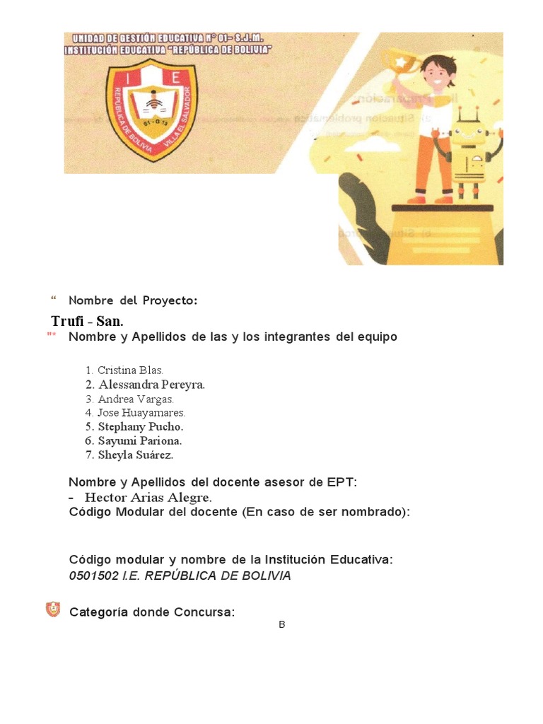 Proyecto Ept | PDF | Alimentos | Iniciativa empresarial