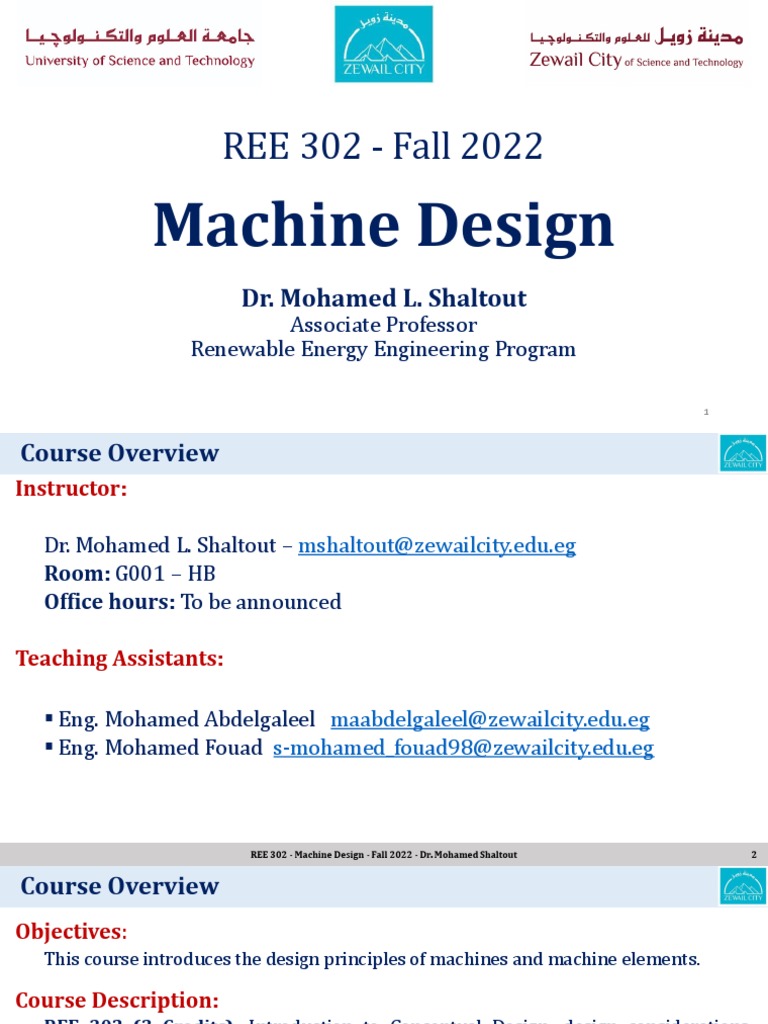 01 - Introduction To Machine Design | PDF | Machines | Gear