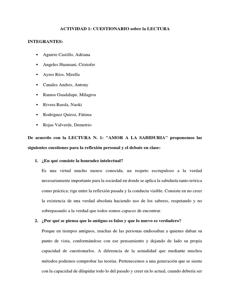 Amor A La Sabiduría Pdf Verdad Sabiduría