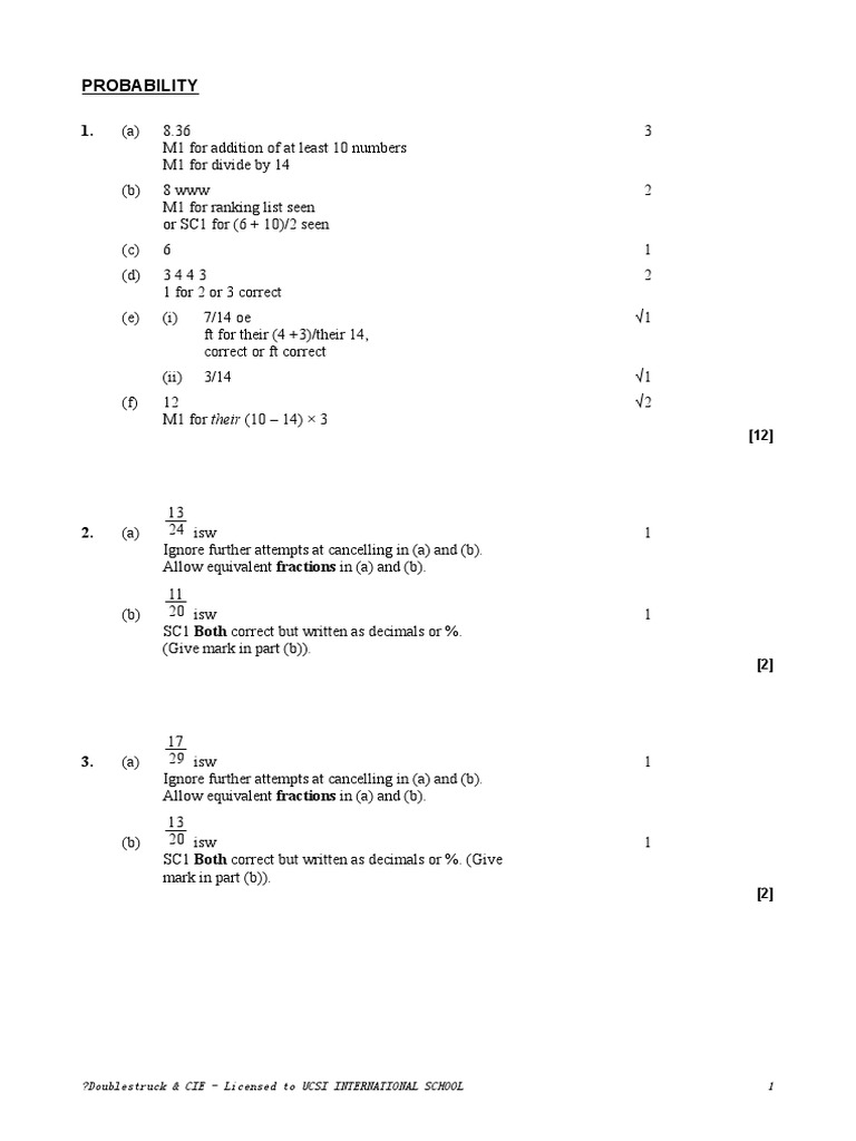 Probability Ms | Download Free PDF | Arithmetic | Mathematics