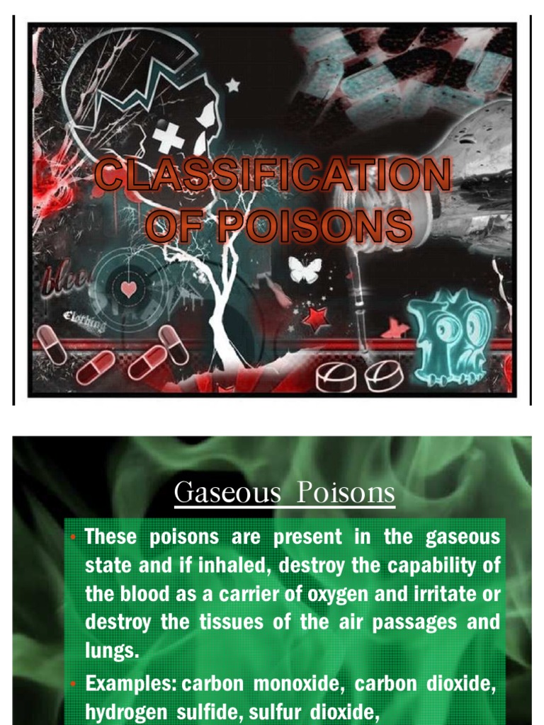 Poisoning Classification