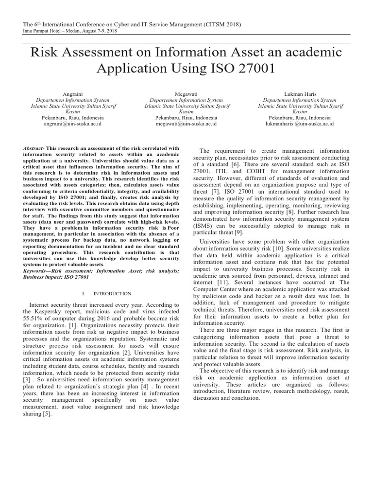 Assets IEEE Paper Reference 1 | PDF | Information Security | Security