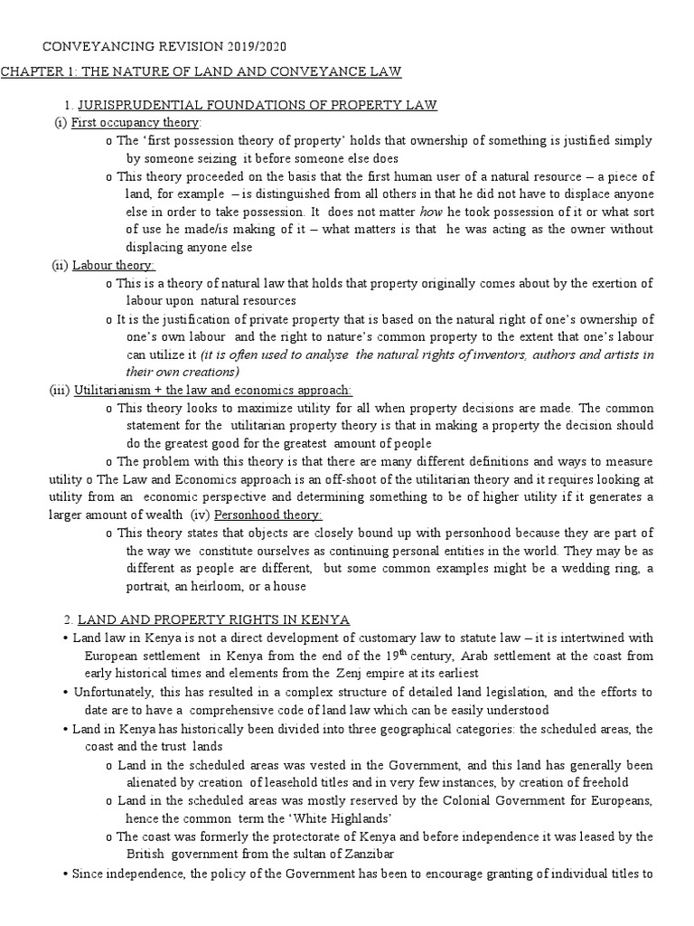 Conveyancing - ATP Revision | PDF | Conveyancing | Real Estate Appraisal