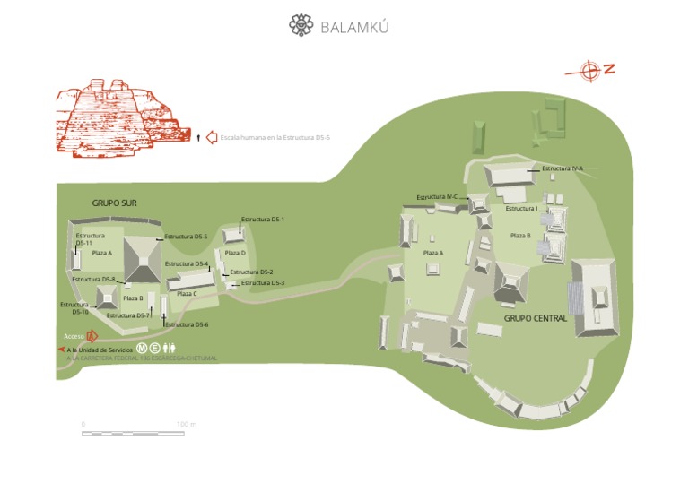 Balamkú Mapa INAH | PDF