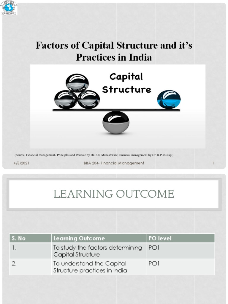 Determinants of Capital Structure | PDF | Capital Structure | Financial ...
