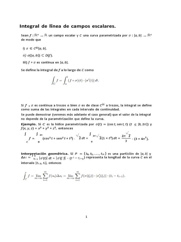 Integral de L | PDF | Integral | Vector Euclidiano