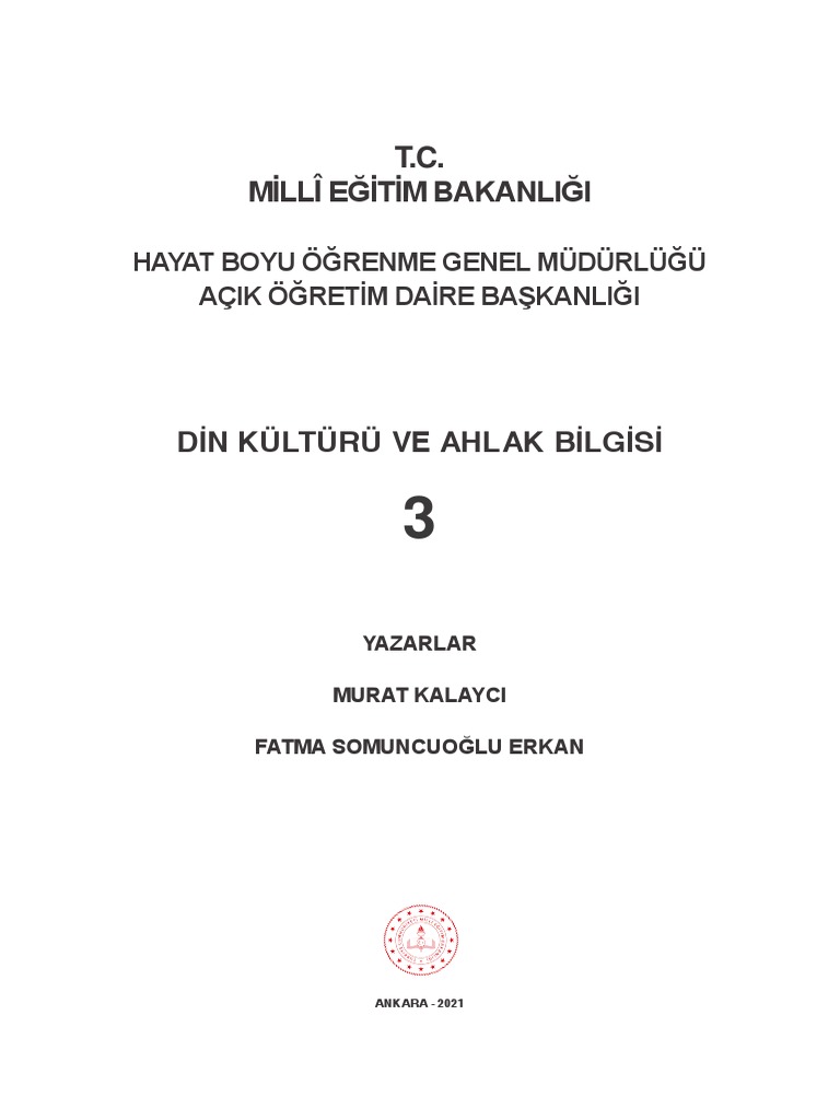 Din Kulturu 3 | PDF