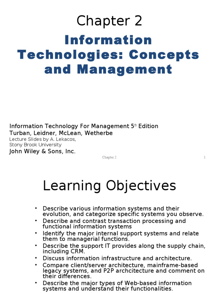 Information Technologies: Concepts and Management | PDF | Internet ...