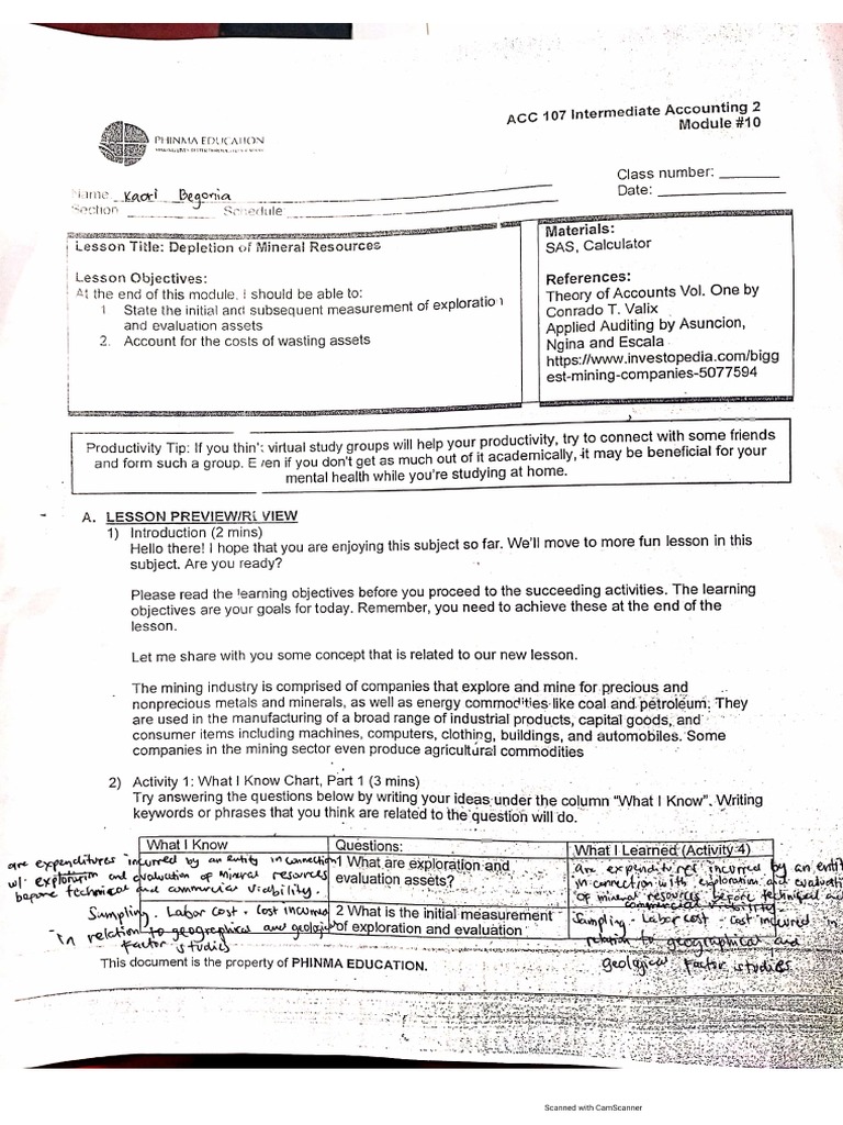 ACC107 Module10 | PDF