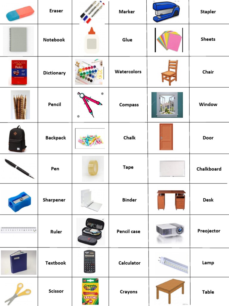 Vocabulary | PDF | Stationery | Office Work