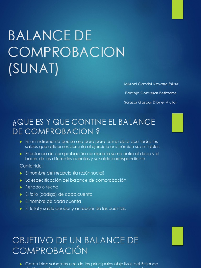 Balance de Comprobacion | PDF | Finanzas y dinero