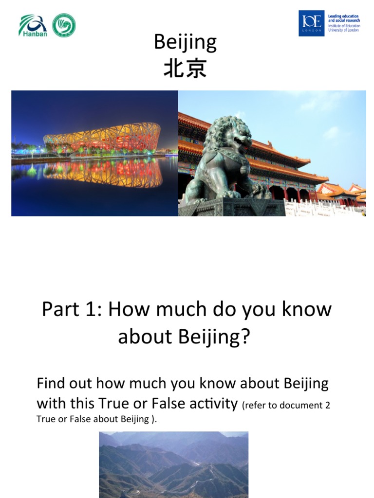 Beijing Presentation | PDF | Beijing