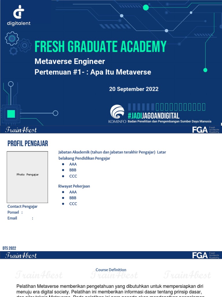 Pertemuan 1 - Apa Itu Metaverse | PDF