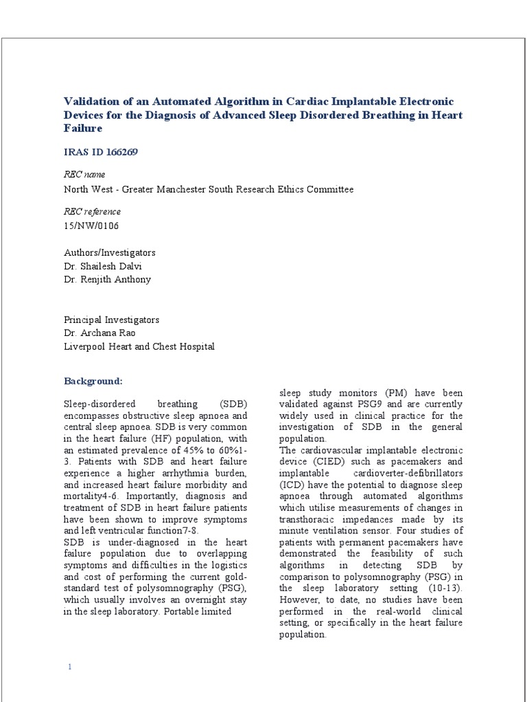 3 .Validation of An Automated Algorithm in Cardiac Implantable Electronic Devices For The ...