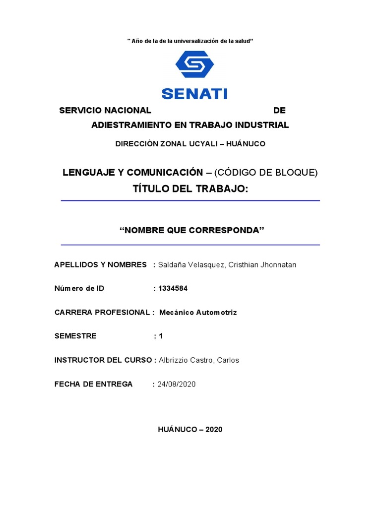 Trabajo 01 | PDF