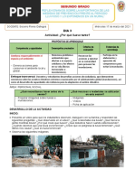 SESIÓN de APRENDIZAJE 6 Nos Protegemos de Lluvias Intensas | PDF ...