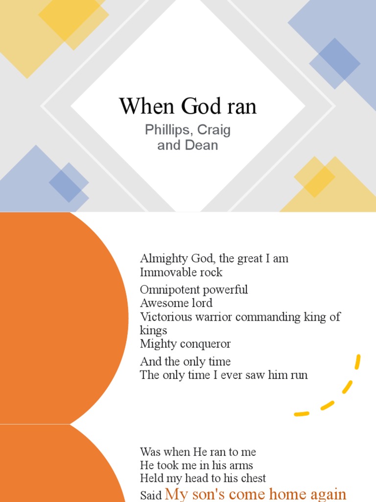 When God Ran | PDF | Religion & Spirituality