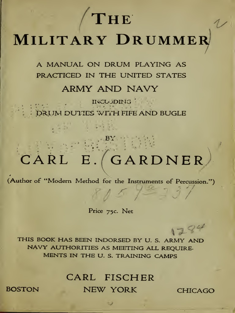 Carl E. Gardner - The Military Drummer | PDF | Scale (Music) | Minor Scale