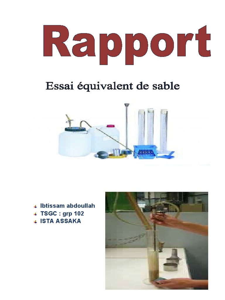 TP Equivalent de Sable | PDF