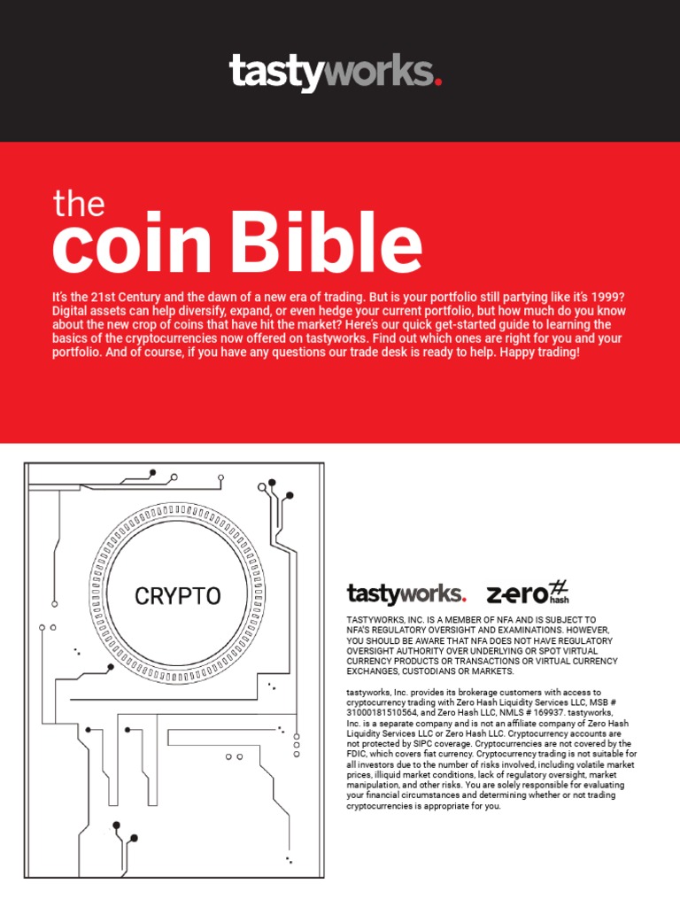 Tastyworks Crypto Coin Bible 2021 | PDF | Cryptocurrency | Bitcoin