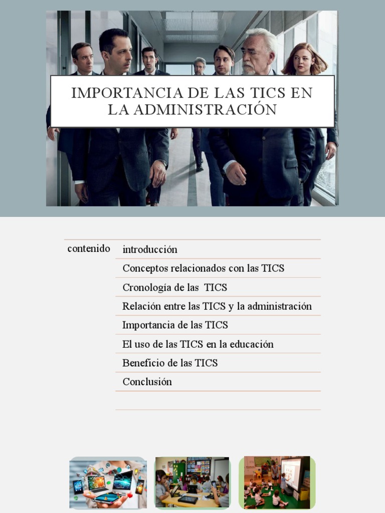 Importancia de Las Tics en La Administración | PDF | Tecnología de información y comunicaciones ...