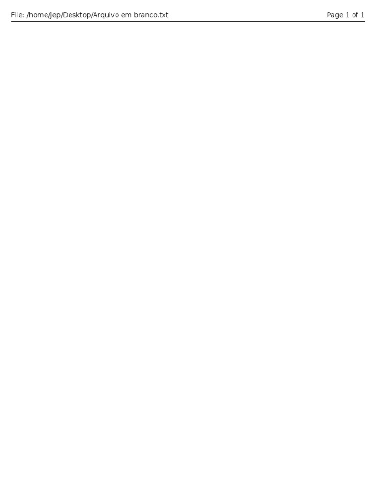 Arquivo em Branco | PDF