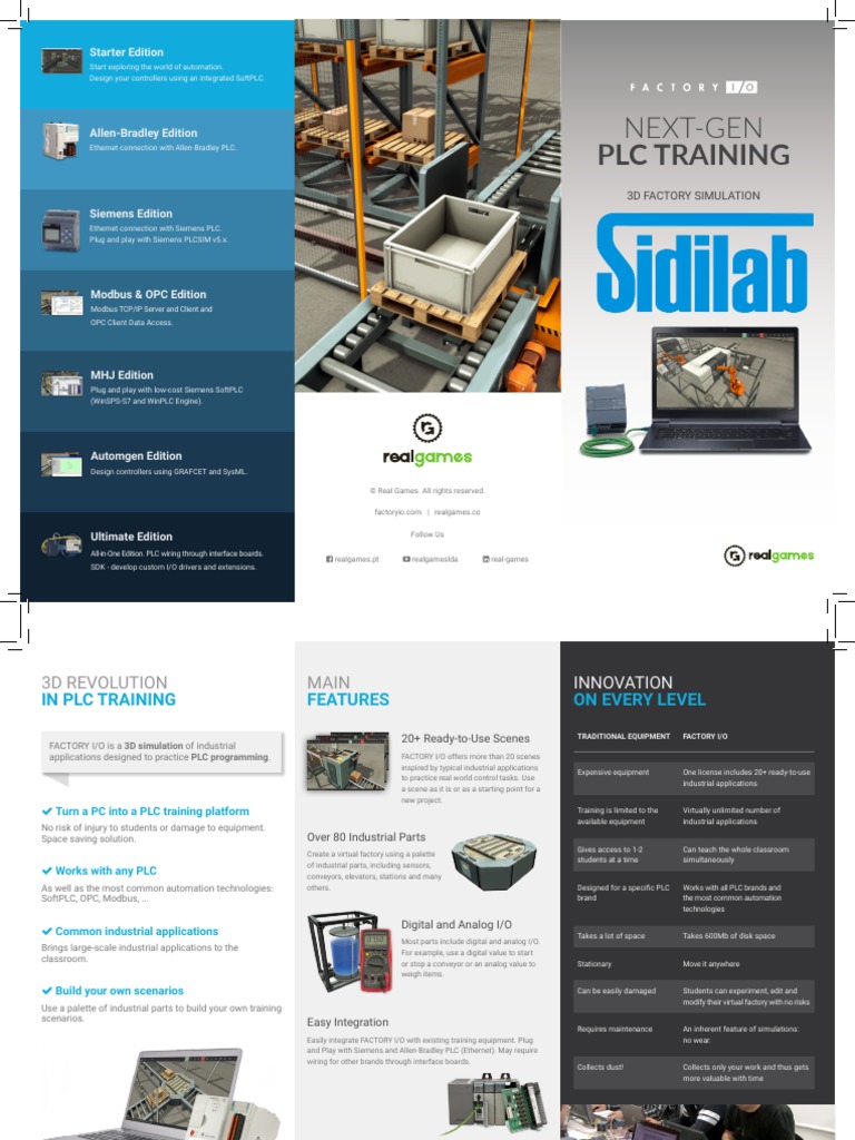 Factory Io Rev3 | PDF | Programmable Logic Controller | Simulation