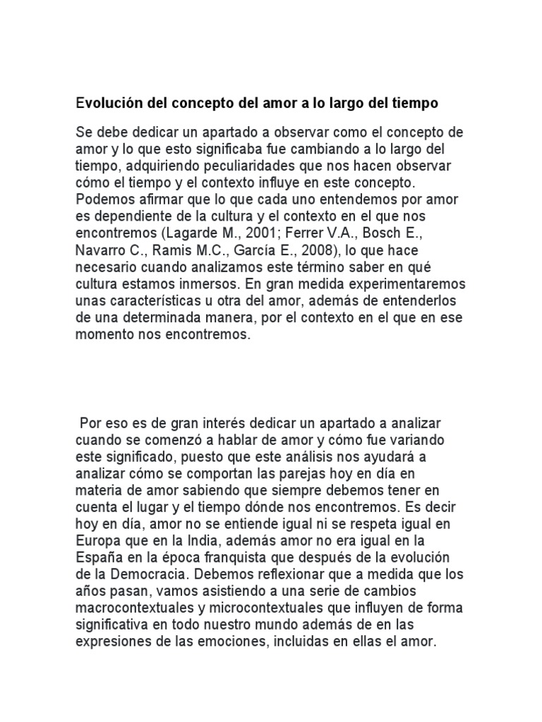 Amor Definicion | PDF