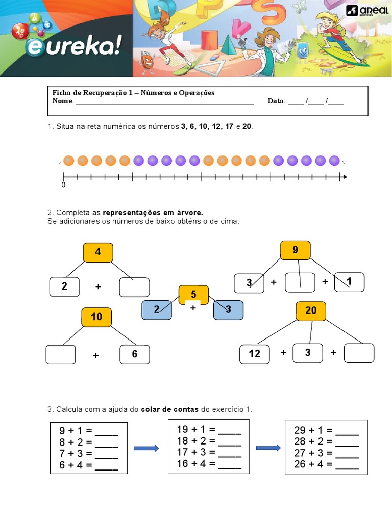 Ae Mat2 Ficha Recuperacao Eureka | PDF