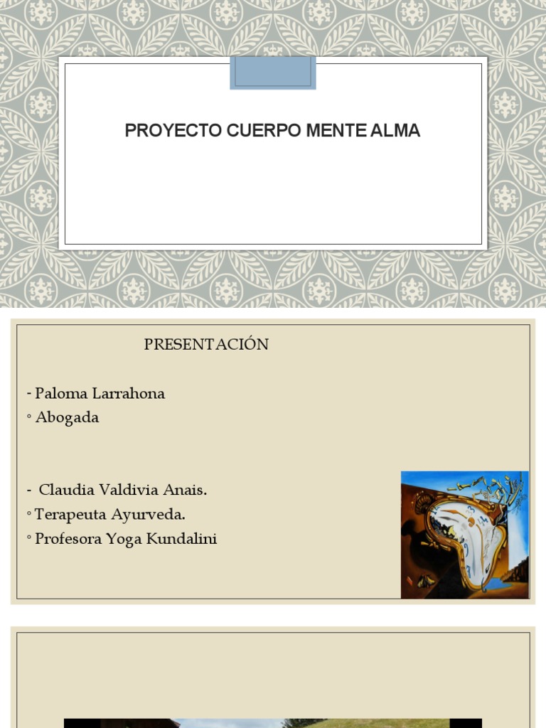 Cuerpo Mente Y Alma Pdf