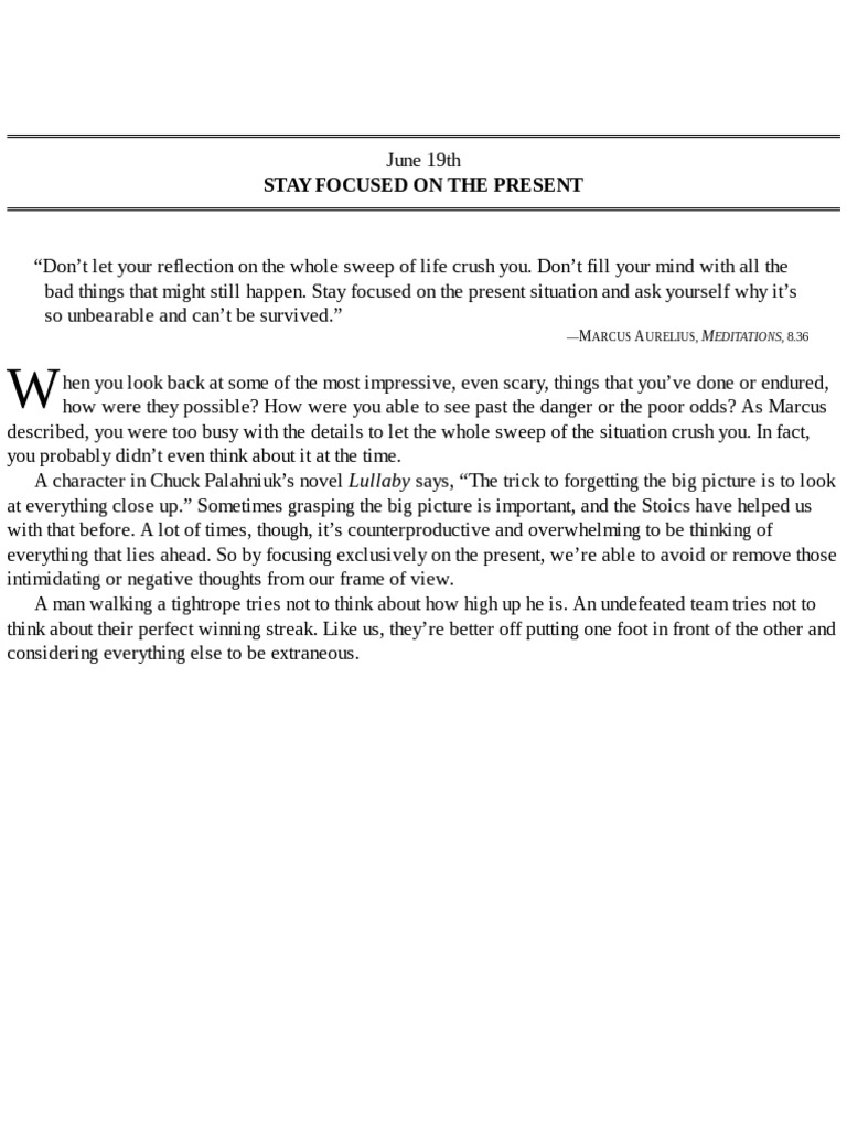 The Daily Stoic 366 Meditations On Wisdom, Perseverance, and The Art of ...