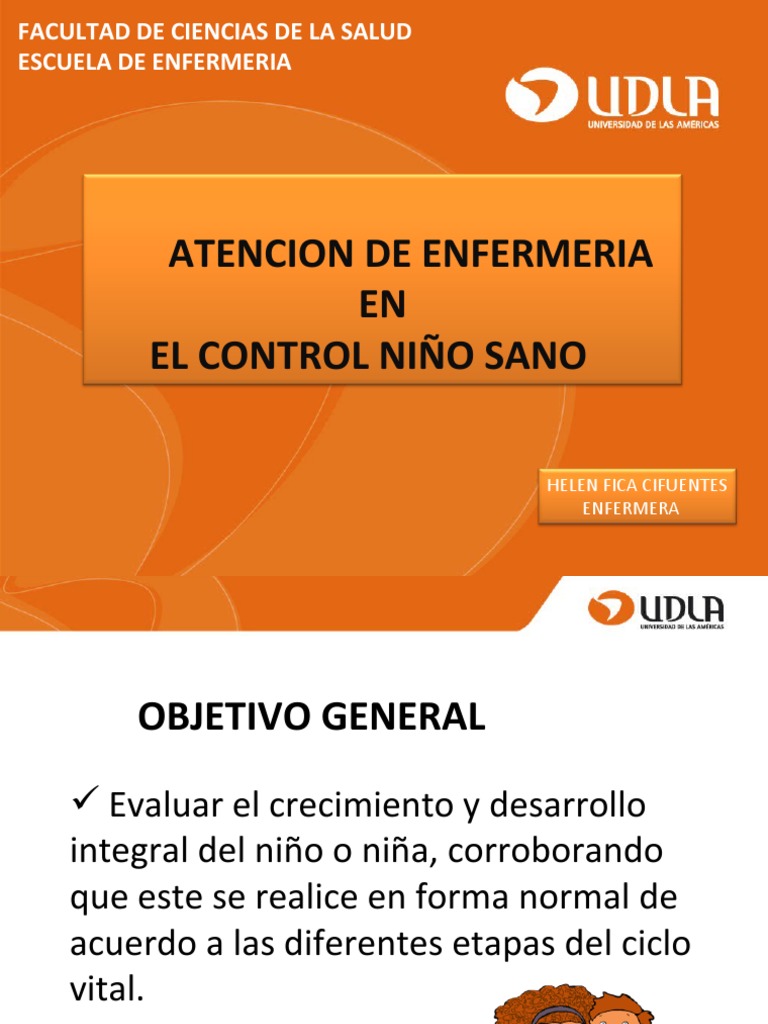 Control Sano Final | PDF | Teoría de apego | Enfermería
