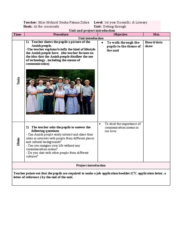 Getting Through Unit Introduction | PDF