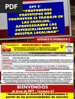 Sesión EPT - IESFA | PDF | Aprendizaje | Maestros