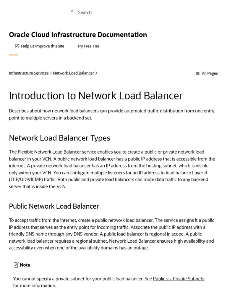 Introduction To Network Load Balancer | PDF | Computer Network ...