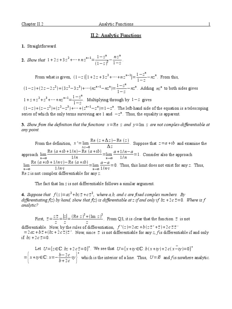 Complex Analysis Gamelin Ii2 Problems And Solutions Pdf