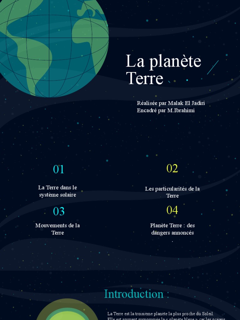 La Planète Terre Enseignement Scientifique | PDF | Planètes | Terre