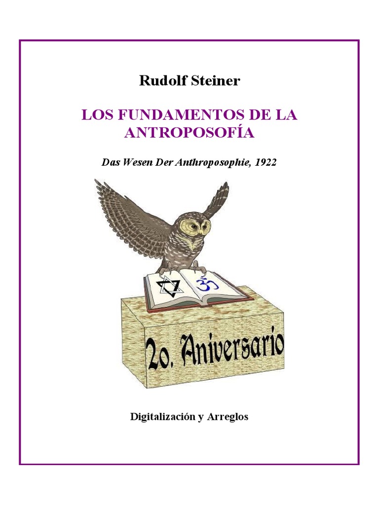 Fundamentos de la Antroposofía de Steiner | PDF