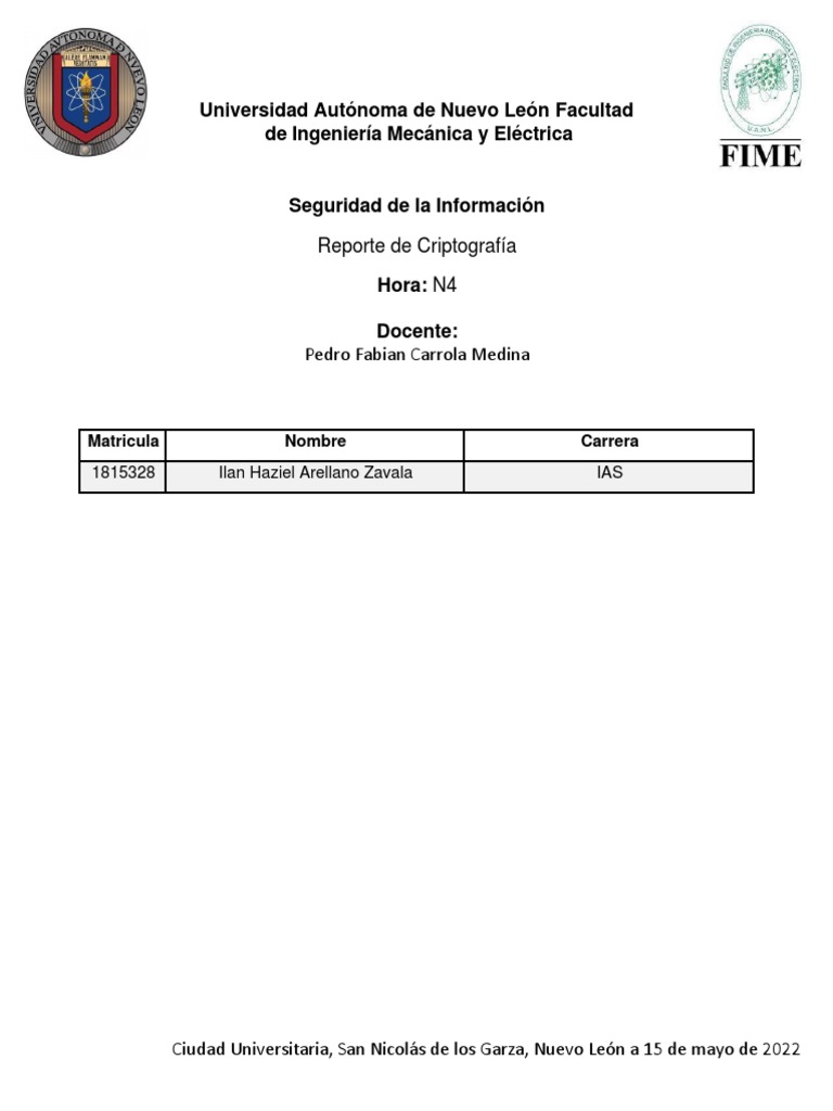 Ejemplo Practico Criptografia | PDF | Archivo de computadora | Contraseña