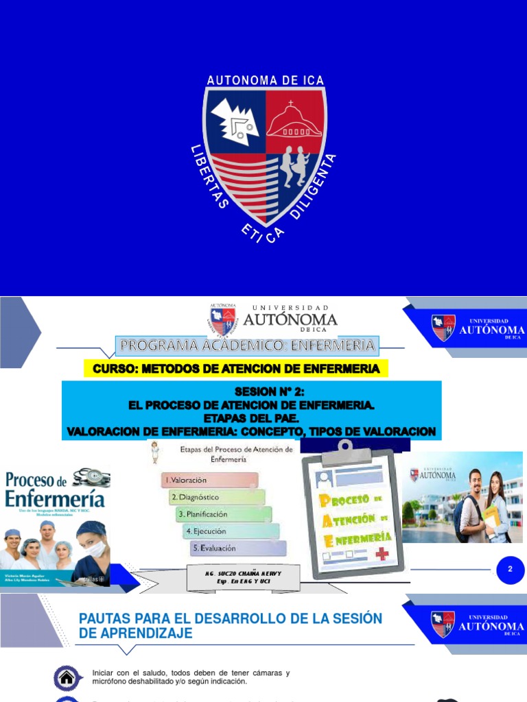 2 Ss. PAE. ETAPAS, VALORACION | PDF | Enfermería | Cuidado de la salud
