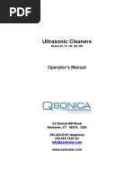 Industrial Ultrasonic Cleaner Manual | PDF | Ultrasound | Vacuum Tube
