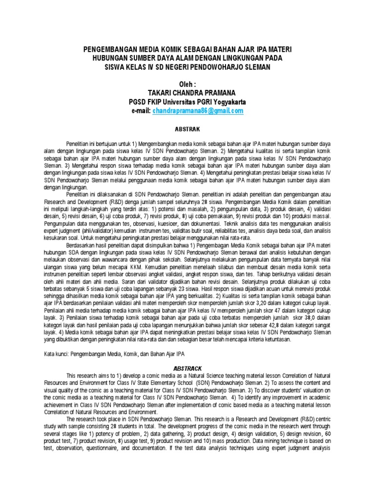 Jurnal Takari Chandra Pramana | PDF