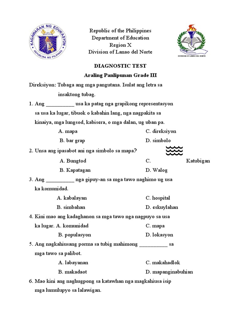 Ap3 Diagnostic Test | PDF