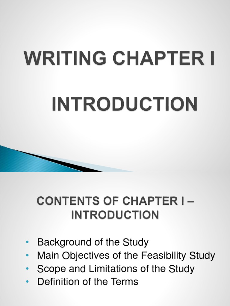 Chapter 1 | PDF | Feasibility Study | Cognition Chapter 1 | PDF | Feasibility Study | Cognition